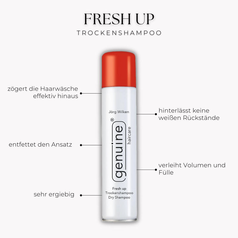 Fresh up Trockenshampoo - Gegen schnell fettiges Haar ohne Rückstände